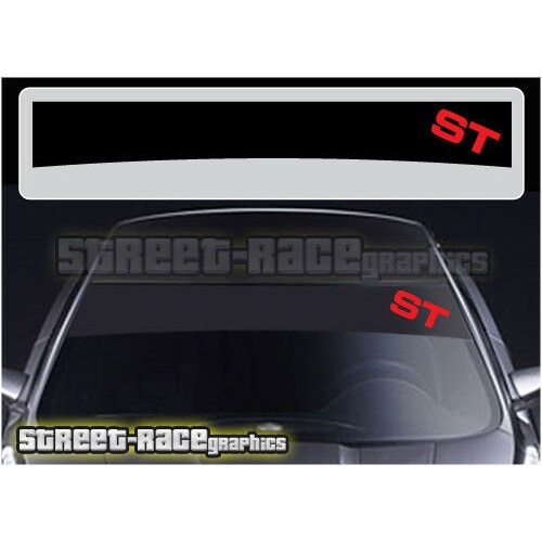 SS1744 Ford ST sunstrip graphics stickers decals windscreen Fiesta ...