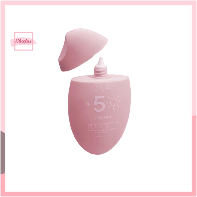 Fairy Skin Premium Brightening Sunscreen SPF 50 PA+++ 50 grams | Shopee ...