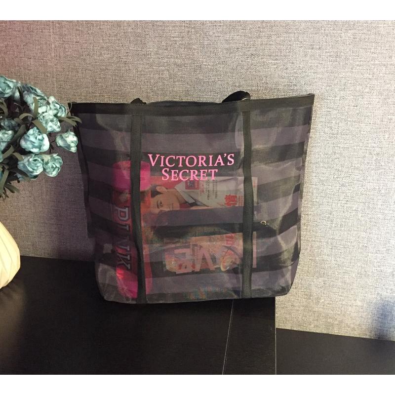 Victoria's Secret Net Tote Bag Handbag Women's Sling Bag Travel Casual ...