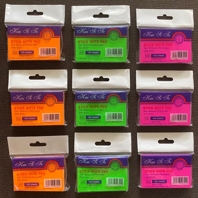 Sticky Notes Pad (76x51mm) | Shopee Philippines