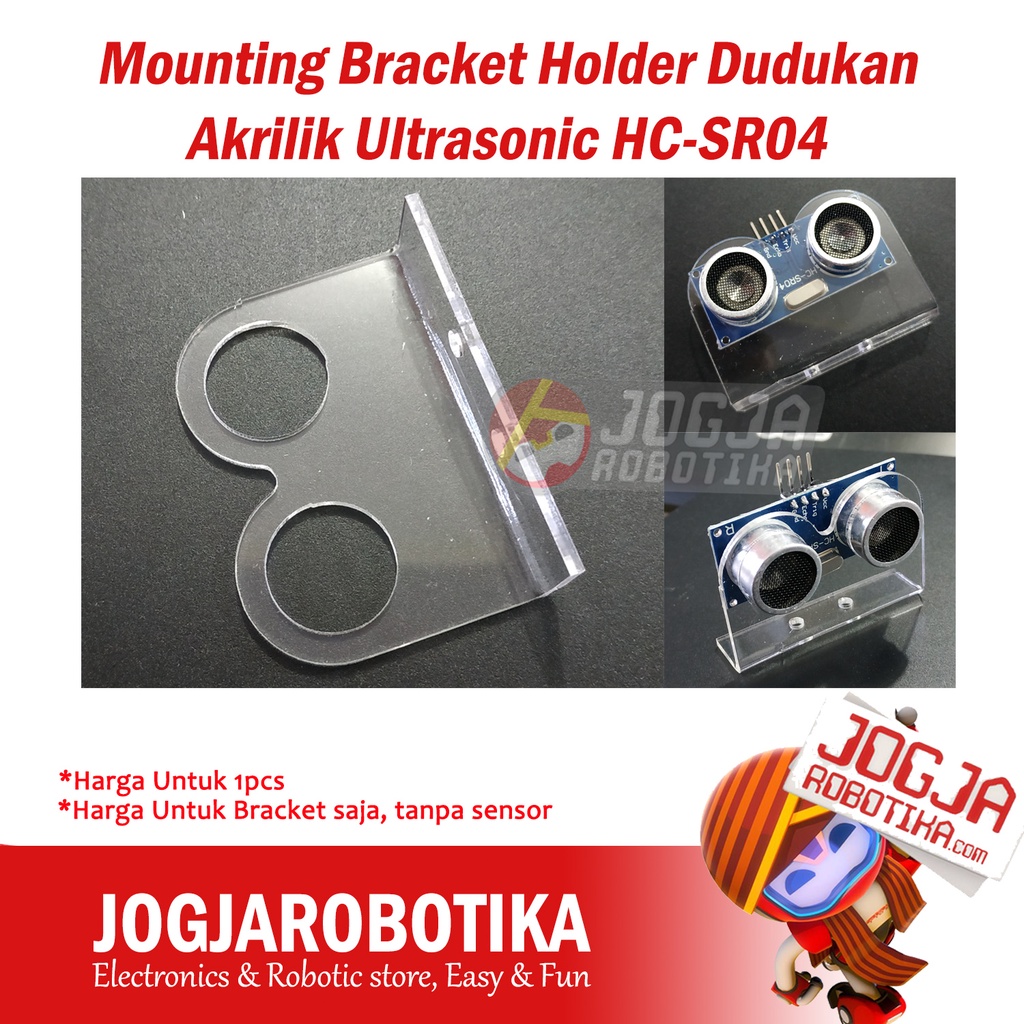 Mounting Bracket Holder Acrylic Ultrasonic HC-SR04 | Shopee Philippines