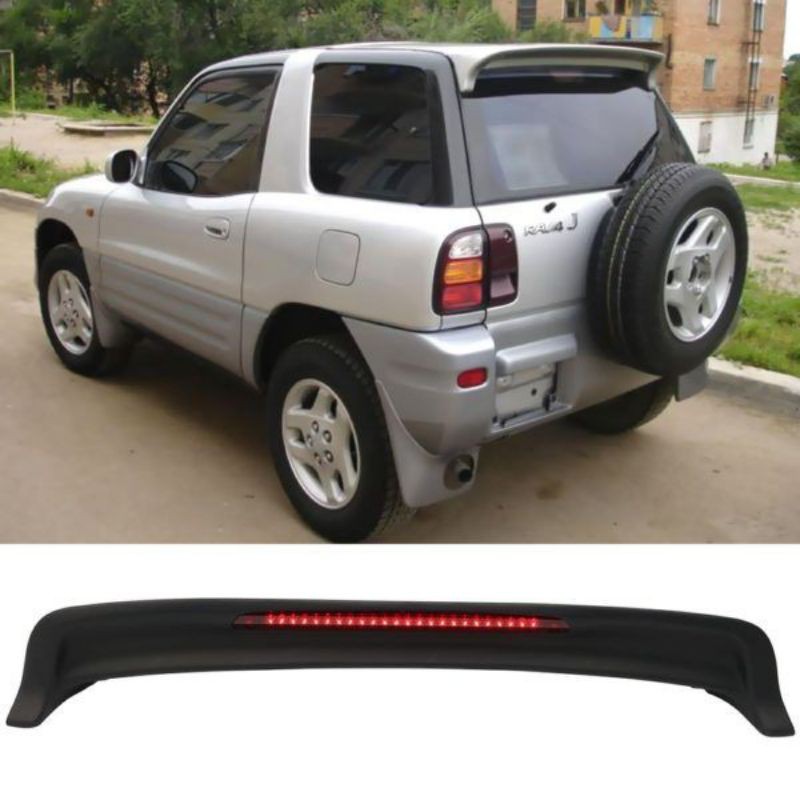 rav4 gen1 1996-2000 mdl rear spoiler wing with 3rd breaklight | Shopee ...