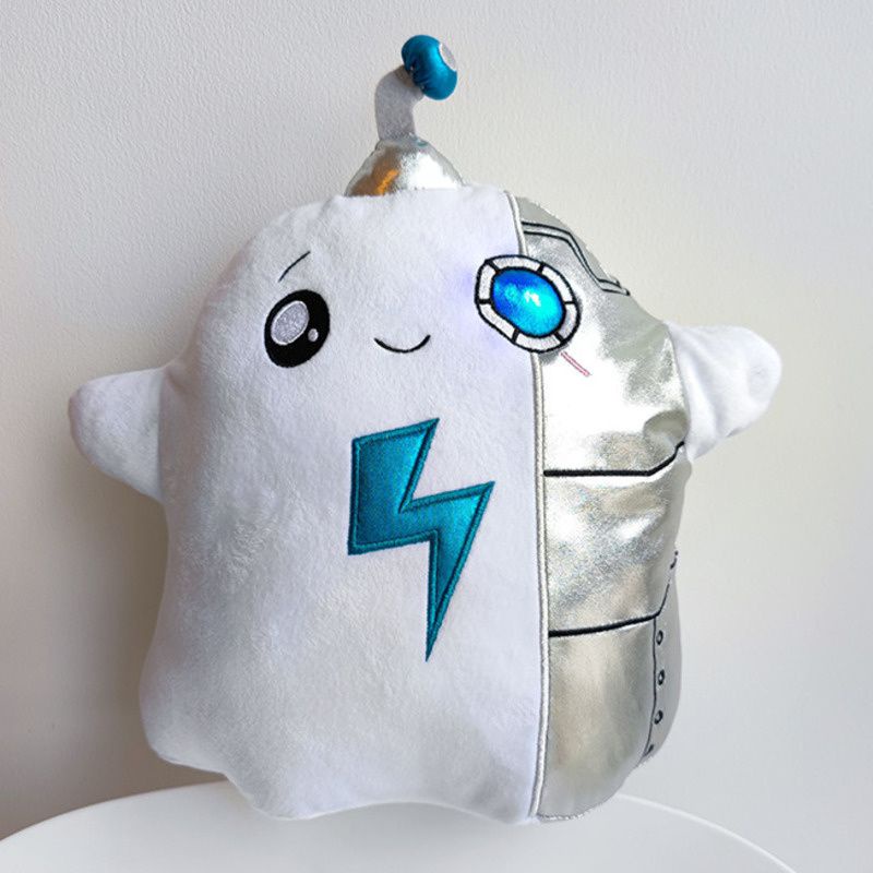 20-50cm New Lankybox Metal Mechanical Thicc Shark Cyborg Plushie Stuff ...