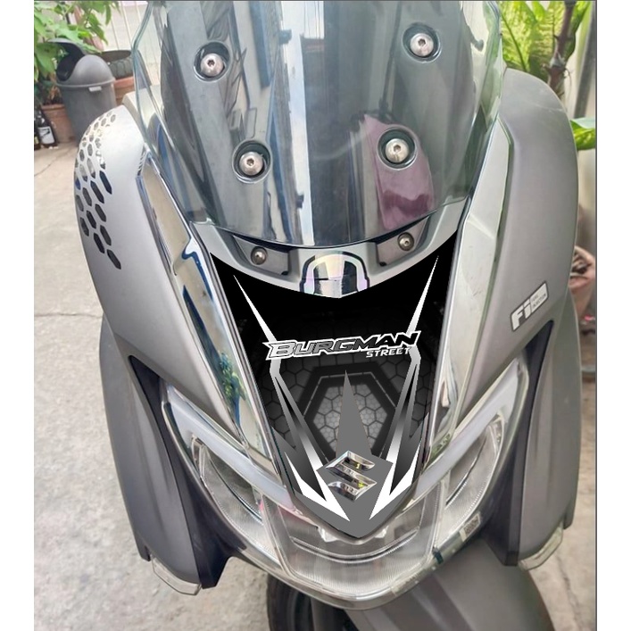 Suzuki Burgman Street Front Panel : Customized Motorcycle Decals ...