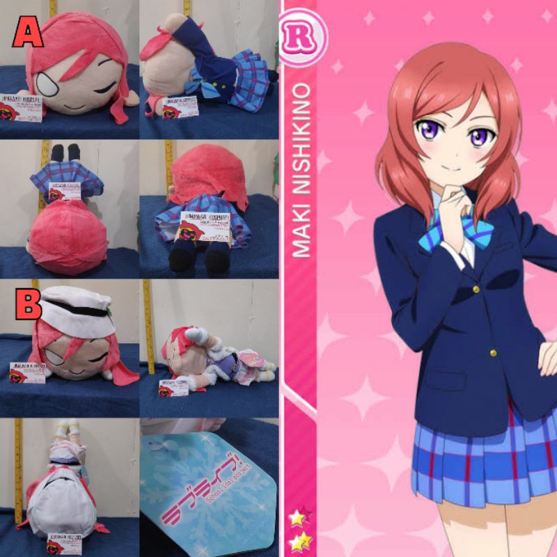 Authentic Sega 40cm Mega Jumbo Nesoberi Love Live Muse Maki Nishikino Shopee Philippines