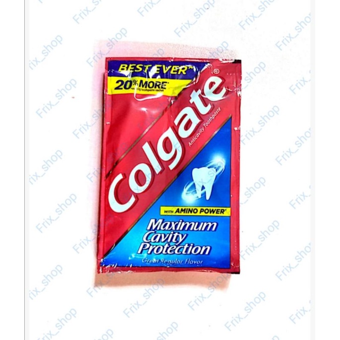 Colgate Sachet Great Regular Flavor Twin Pack 20g x 3's | Shopee ...