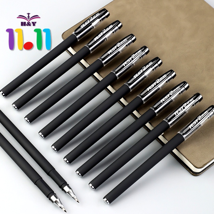 1pc Gel Pen Students Carbon Pen Black ballpen sign pen 0.5mm ball pen ...