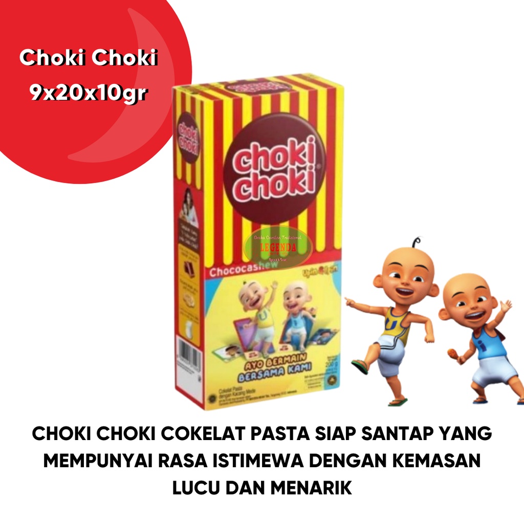 Choki Choki Choco Cashew [1 box contains 20 pcs] chocolate paste ...