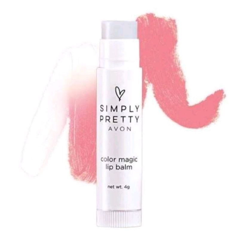 Avon Simply Pretty Color Magic Lip Balm/Clear Turns to Pink | Shopee ...