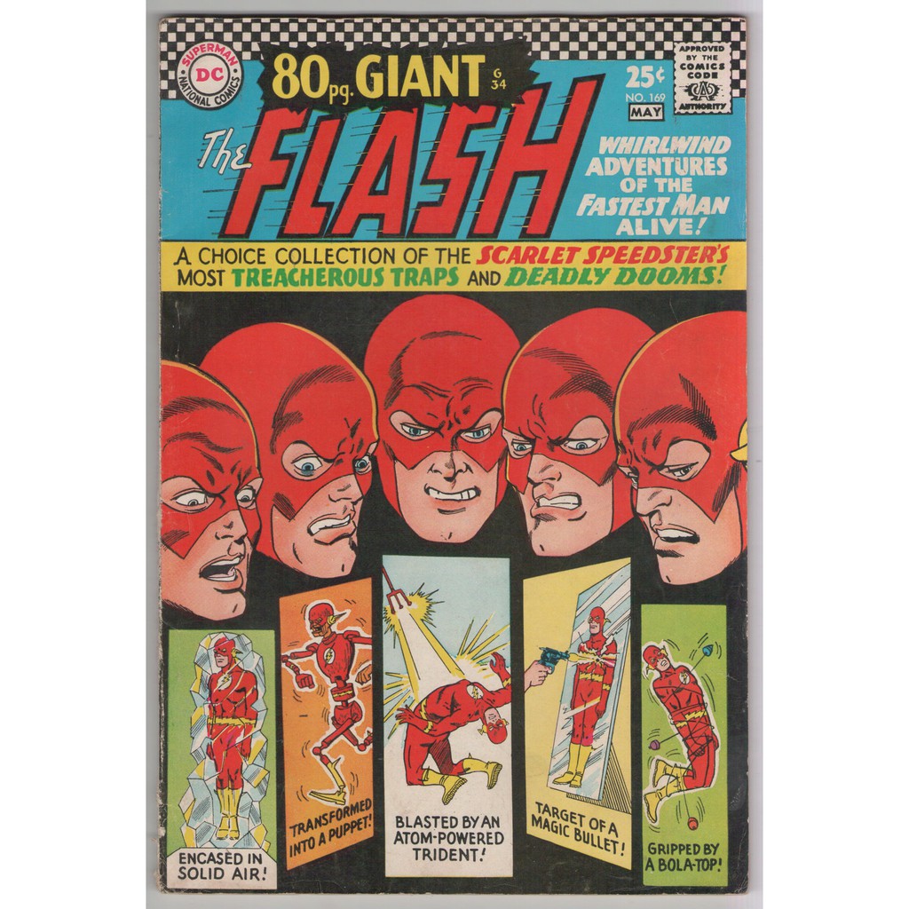 Flash 169, 173 (1967) Golden Age Flash crossover in 173. 169 is 80-Page ...