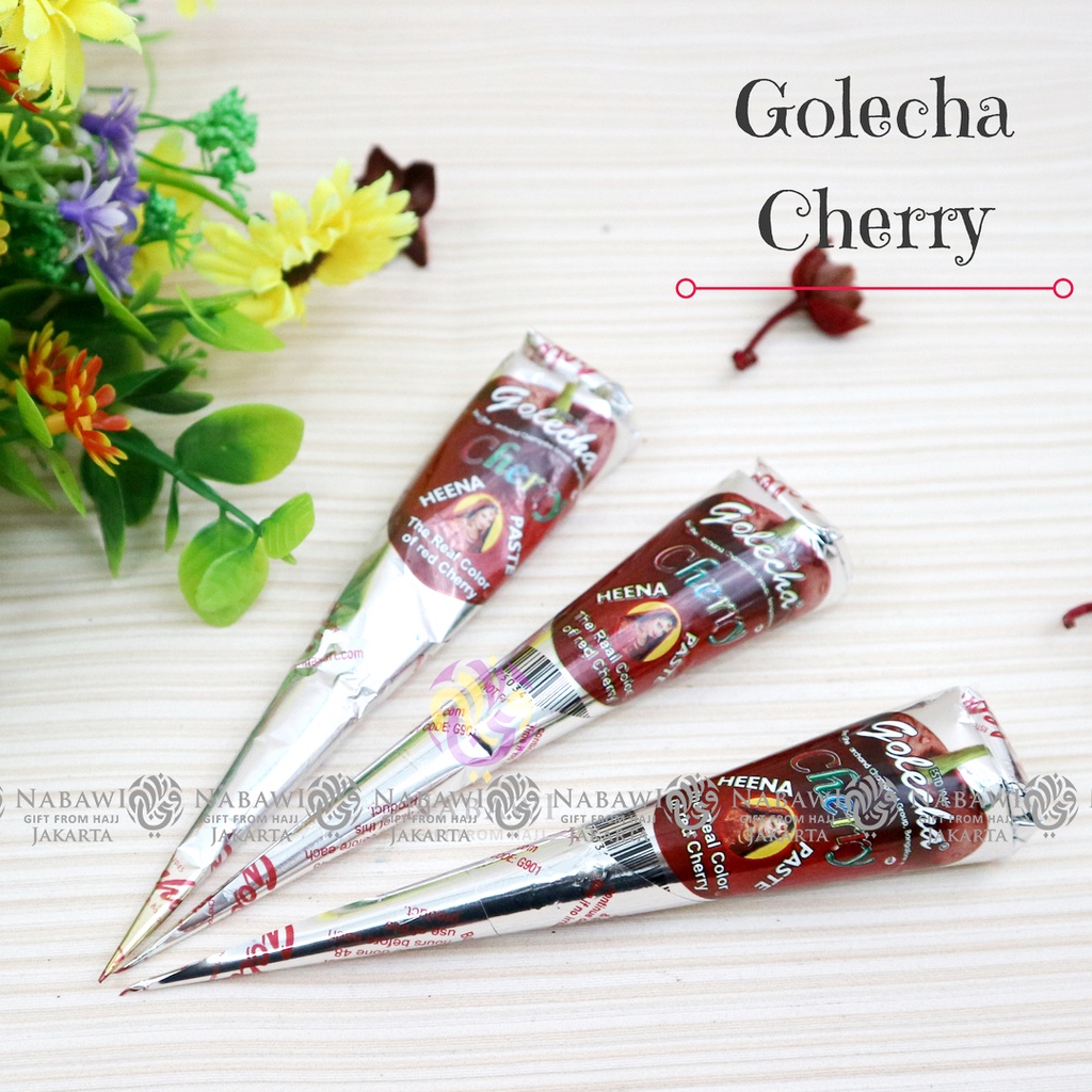 Golecha Henna Cone Mirchi Henna Hand Imported India Cosmetics | Shopee ...