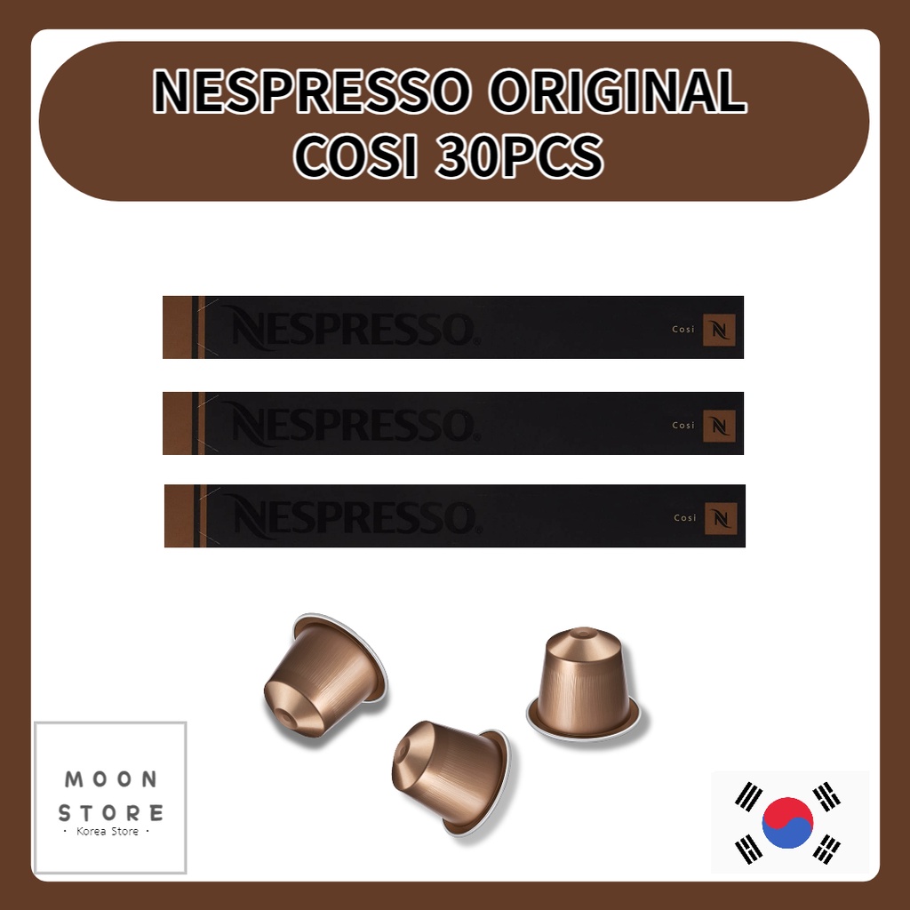 NESPRESSO ORIGINAL CAPSULE COFFEE COSI 3 BOXS 30PCS | Shopee Philippines