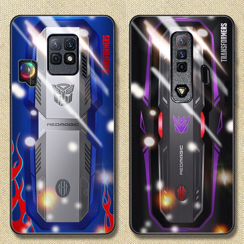 For Red Magic 7S Case NX679S 9H Glass with Soft TPU Frame Protctive ...