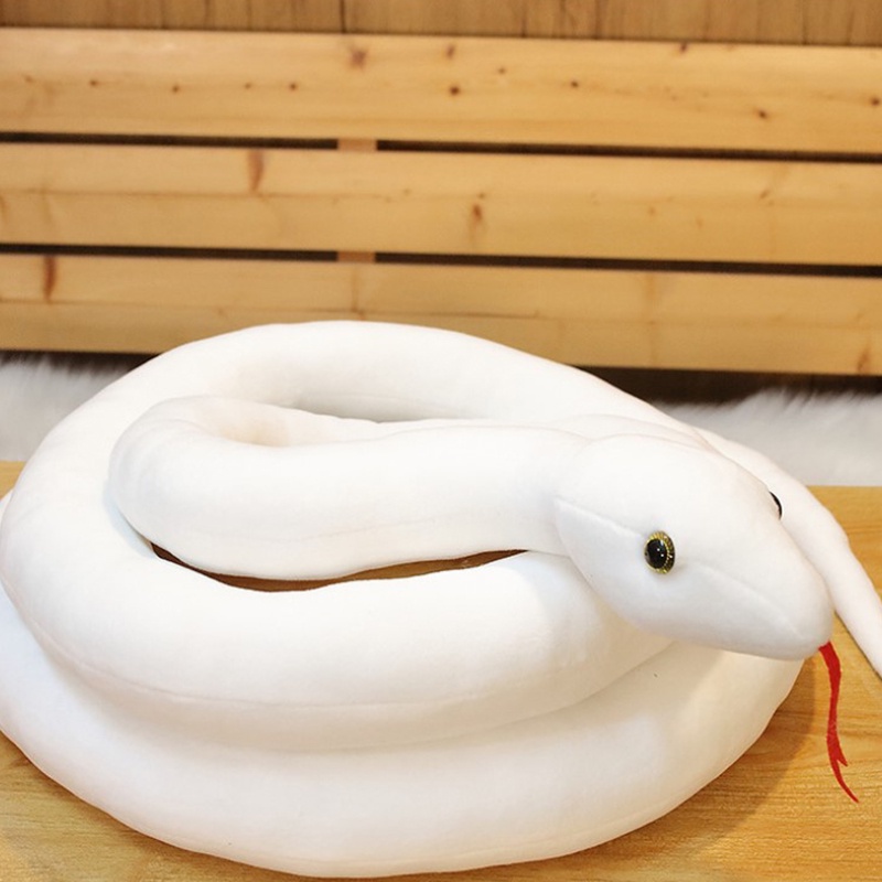 Snake plush toy soft snake whole person spoof scary props oversized ...