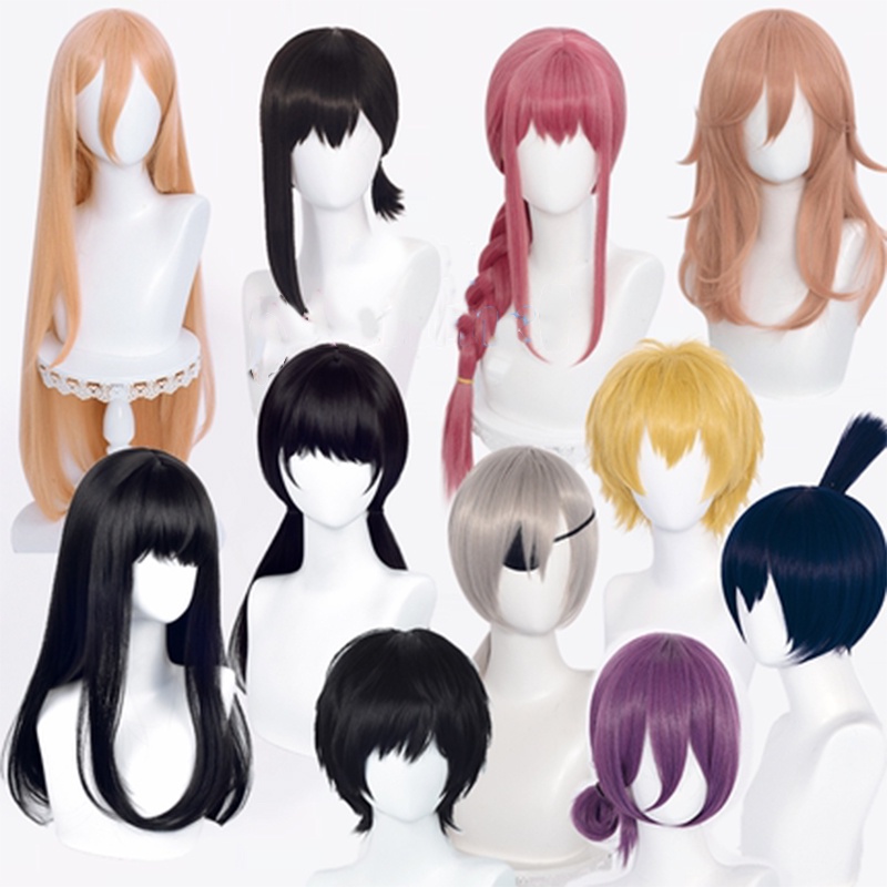 Misscoo Chainsaw Man Cosplay Wigs Reze Angel Devil Quanxi Makima Power ...