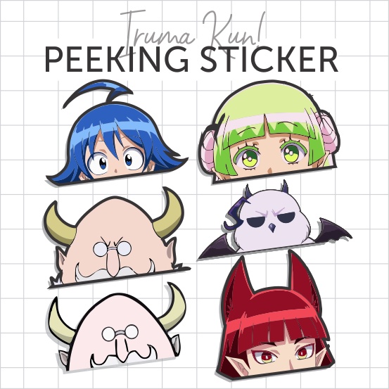Iruma Valac Sullivan-Sama Kalego Opera San Peeking Stickers Peekers ...