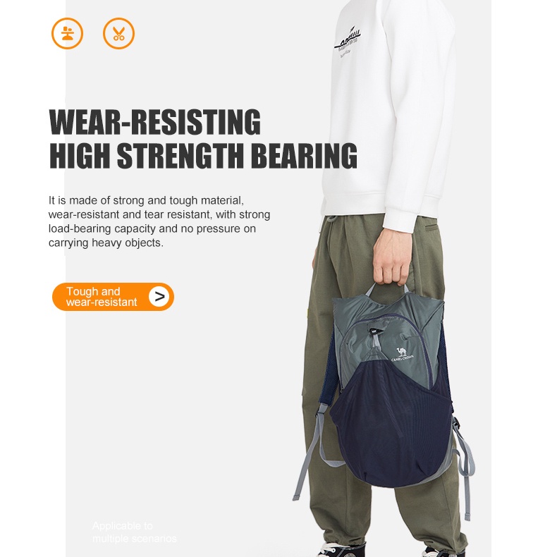 CAMEL CROWN Sports Backpack 14l Ultra-Light Outdoor Anti-Splashing ...