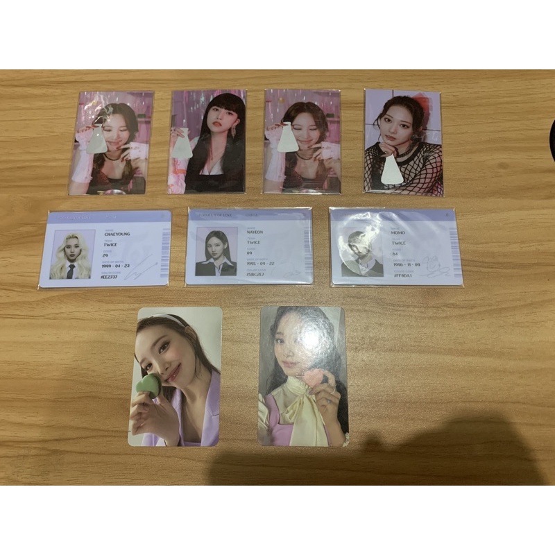 TWICE FORMULA OF LOVE PHOTOCARD, SCRATCH CARD AND ID CARD (Please read ...