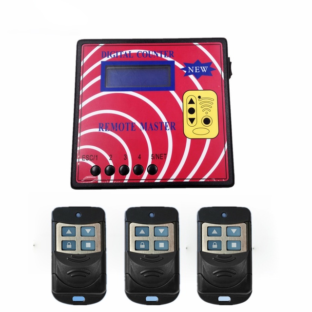Digital Counter Remote Master Garage Door Key Programmer Remote ...