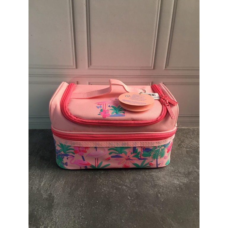 Smiggle DOUBLE DECK LUNCHBAG NEAT FLAMINGO - SMIGGLE Lunch Bag | Shopee ...