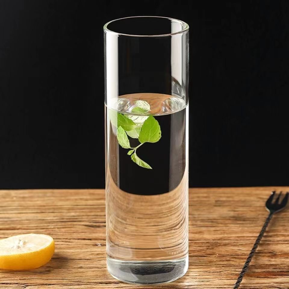 Household glass water cup tea cup beverage cup office water cup ...