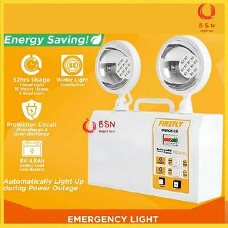【Local delivery】Emergency light twinhead rechargeable emergency lamp ...