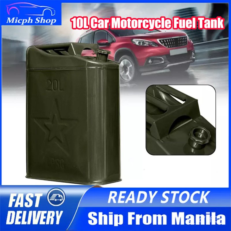 New Industrial 10L Metal Car Motorcycle Petrol Gas Diesel Gasoline Fuel ...