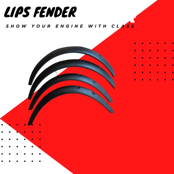 Universal Car Fender Lips (Front Rear 4Pcs) | Shopee Philippines