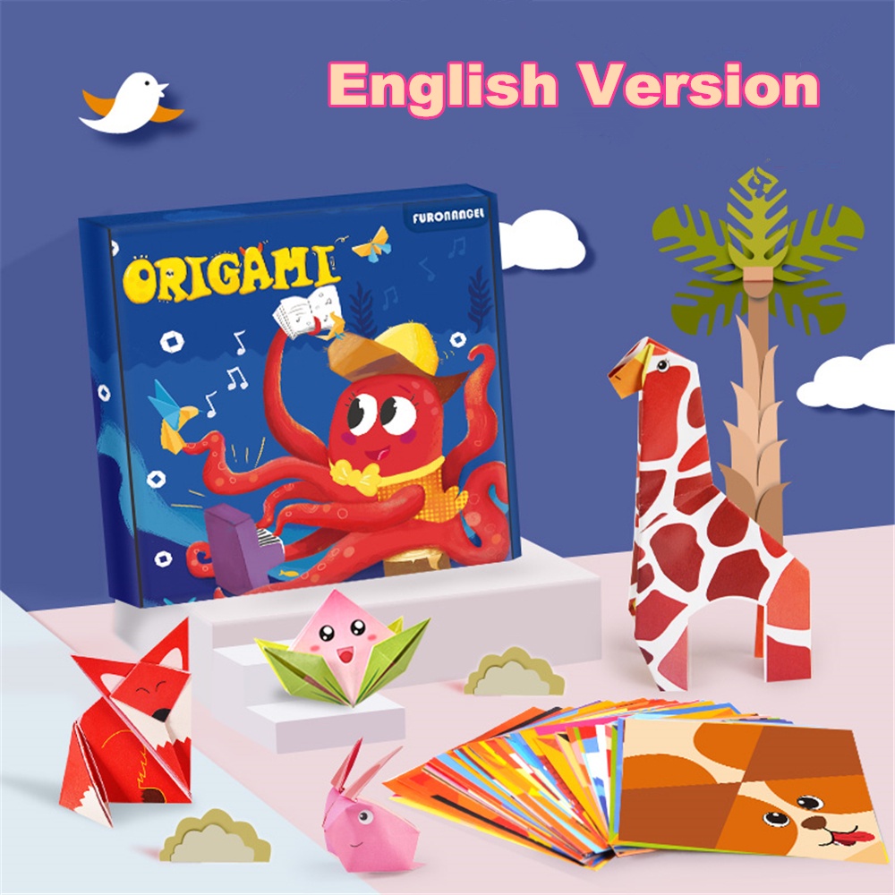 Little Buddy Cartoon Origami Paper Handcraft 108 Pages Montessori Toy ...
