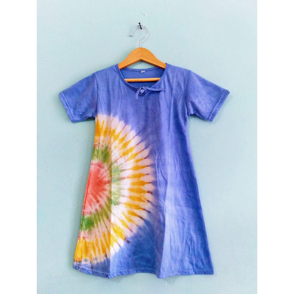 Children Daster TIE DYE RANDOM Children T-Shirt | Shopee Philippines