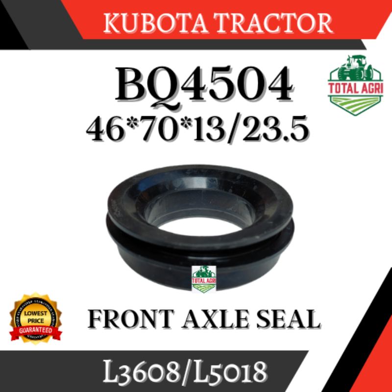 OIL SEAL Front Axle Seal BQ4504 Kubota Tractor L3608 L5018 Farmtec ...