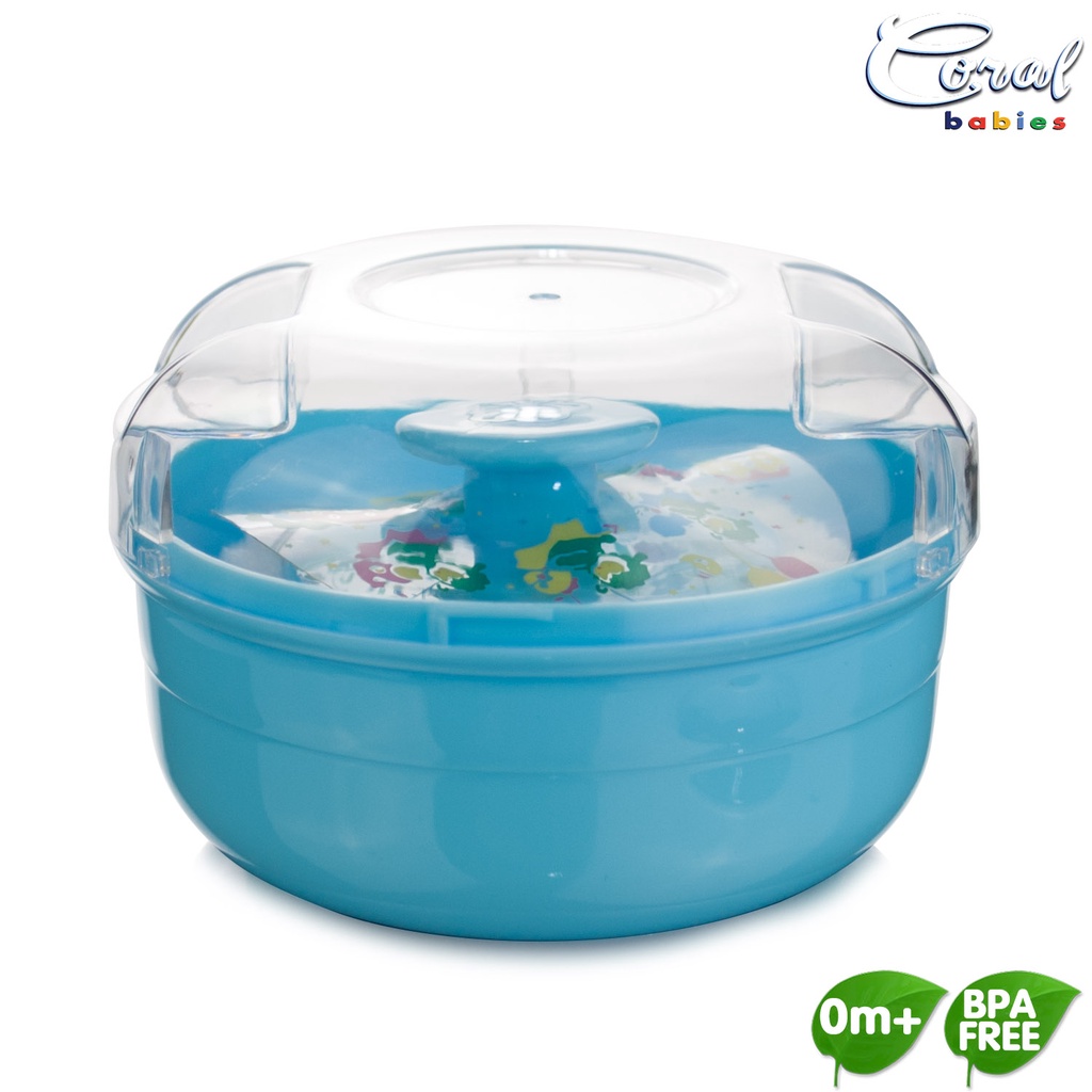 Coral Babies Powder Puff Case Pulbera For Baby | Shopee Philippines