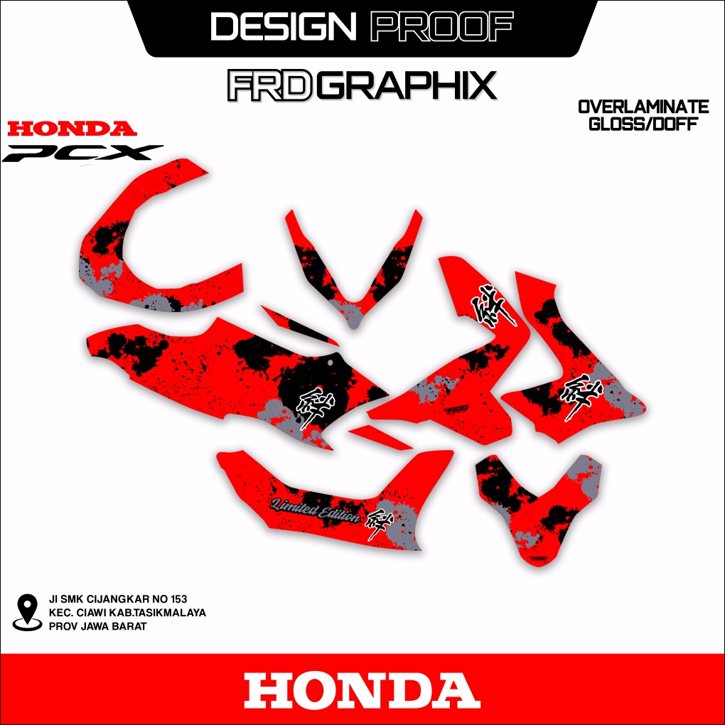 Honda PCX full body glossy matte sticker Decal | Shopee Philippines