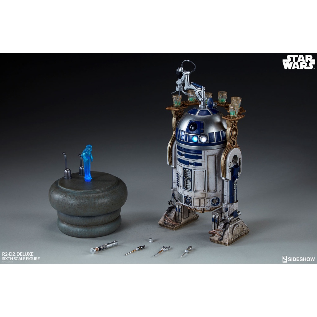 Sideshow Collectibles Star Wars R2D2 Deluxe 1/6 Scale Figure | Shopee ...