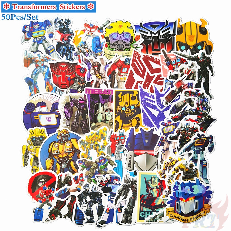 Transformers - Series 01 Autobots Stickers 50Pcs/Set Fashion DIY Mixed ...