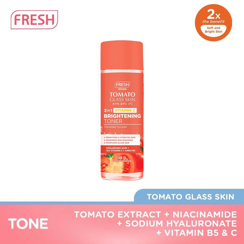 Fresh Skinlab Tomato Glass Skin Hydrating Toner (100ml) | Shopee ...