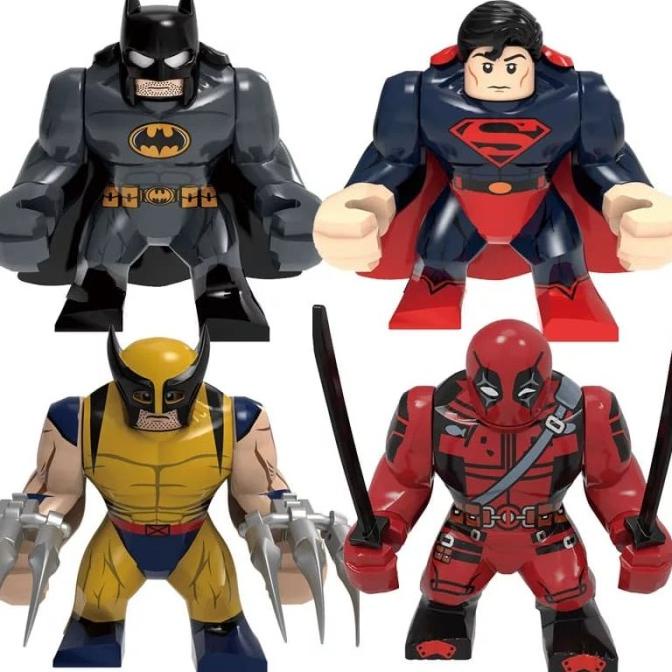 Lego Batman Spiderman Black Panther Avengers Lego Big Super Hero ...