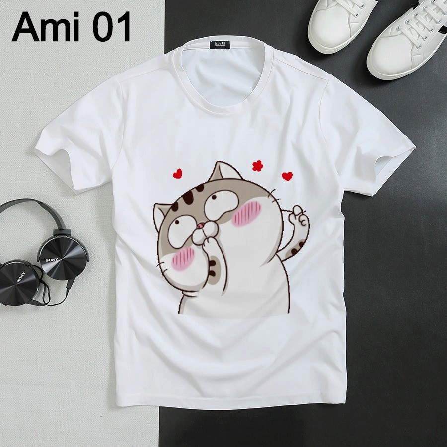 ️Ami Cat Big Belly T-Shirt (Ami Cat) | Shopee Philippines