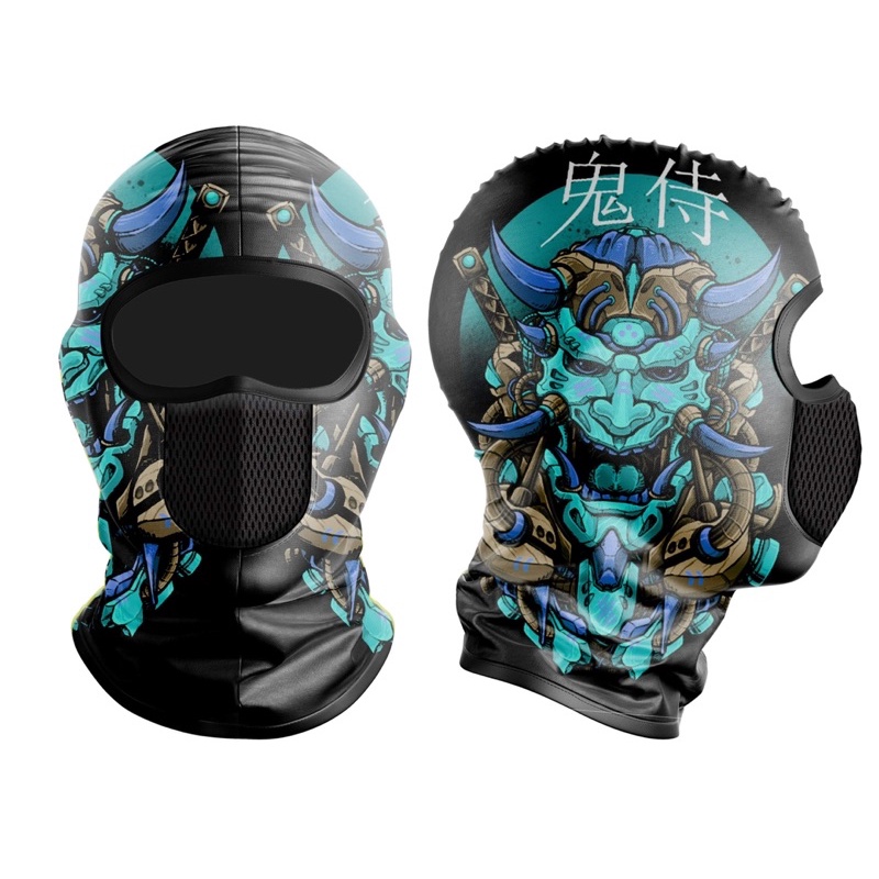MONSTER BF01 DEMON BALACLAVA WITH FOAM FULL MASK BONET full sublimation ...