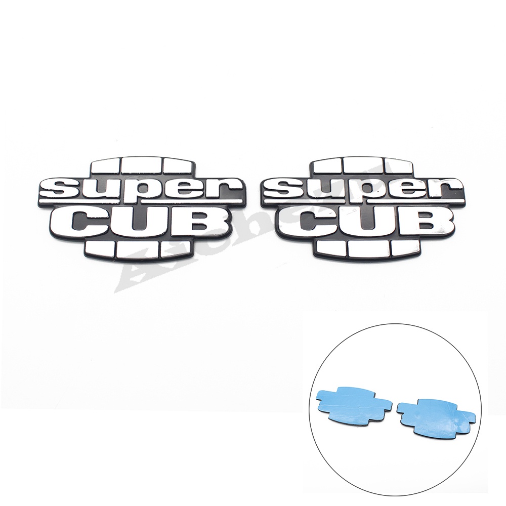 Motorcycle Fuel Gas Tank Supercub Emblem Badge Decoration Decal Sticker ...