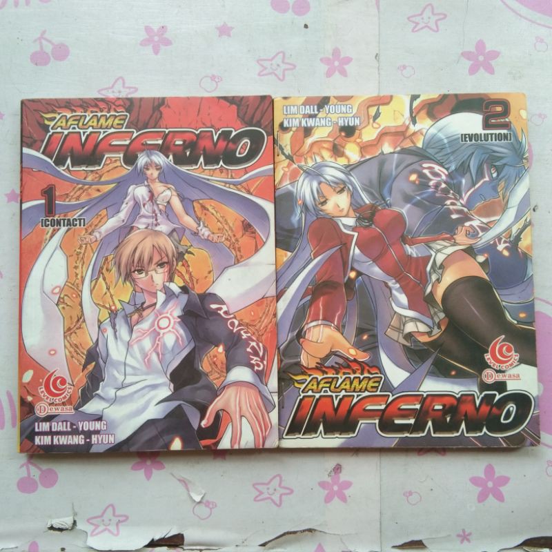 Comic a flame of inferno 1-2 series / level comic / lim dall young kim ...