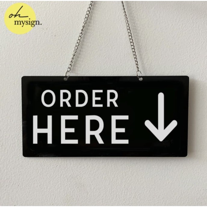 Sign BOARD ORDER HERE | Signage Message Here | Shopee Philippines