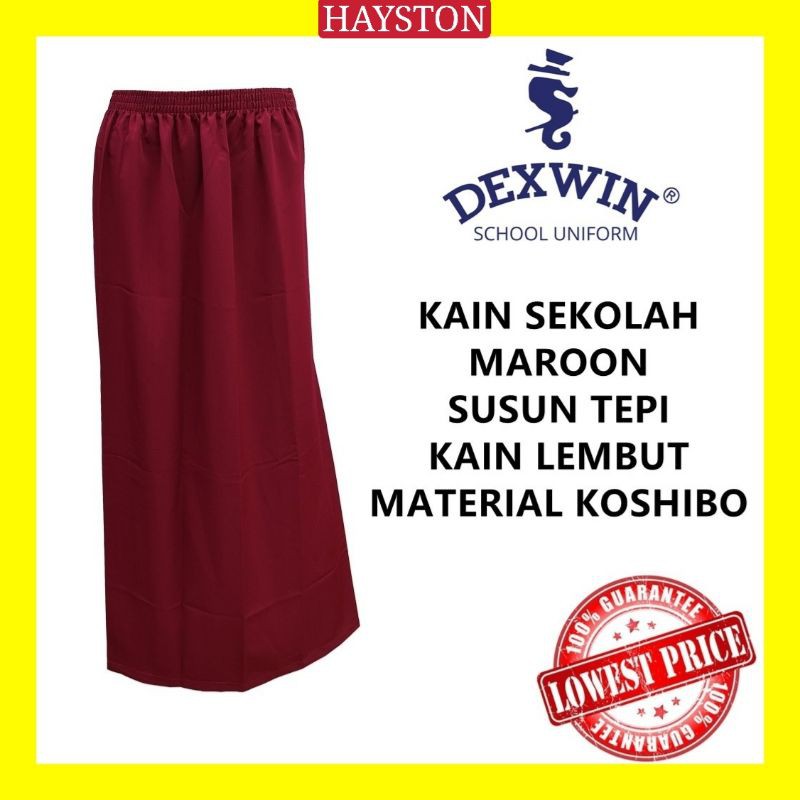 Dexwin Maroon School Bracket Fabric Arrange the Edges of Koshibo Smooth ...