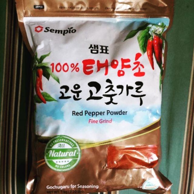 Korean Chili Fine Grind Red Pepper Powder from Seoul 1kg | Shopee ...