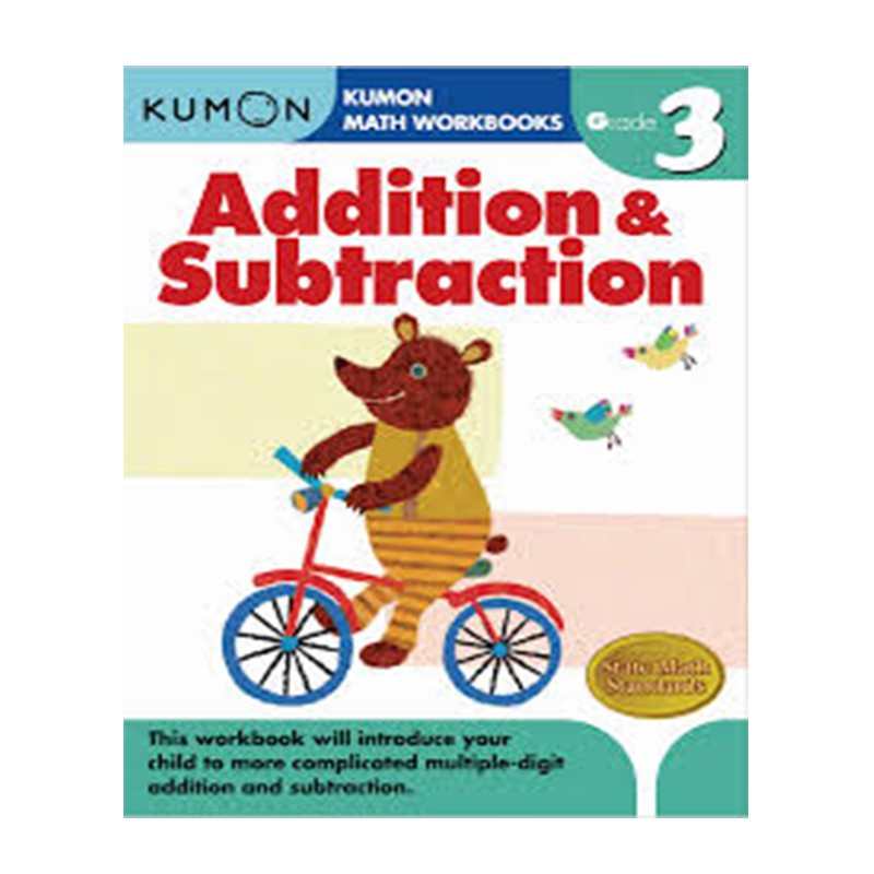 Kumon Math Workbooks: Addition & Subtraction (Grade 3) | Shopee Philippines