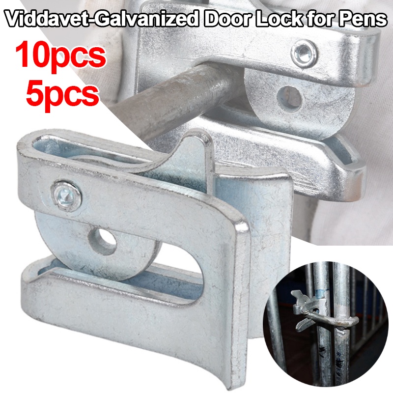 5pcs/10pcs automatic door latch lock Automatic cageDoor Latch pigsty ...