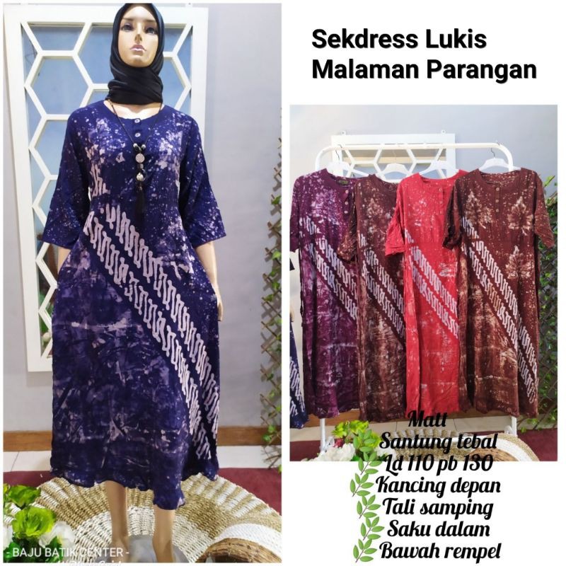 Sekdress Painted Malaman Parangan Allsize Thick Hanging Material ...