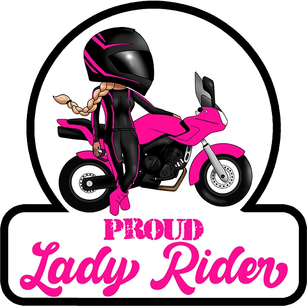 Proud Lady Rider Motor Sticker Waterproof | Shopee Philippines