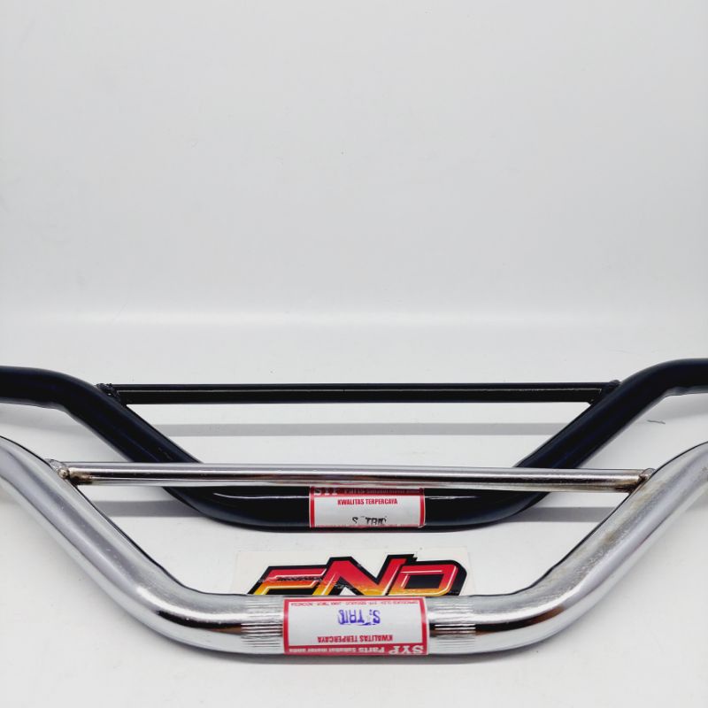 HITAM Handlebar Trail TS Tracker XSR 155 Crhome Black Stir Cross Model ...