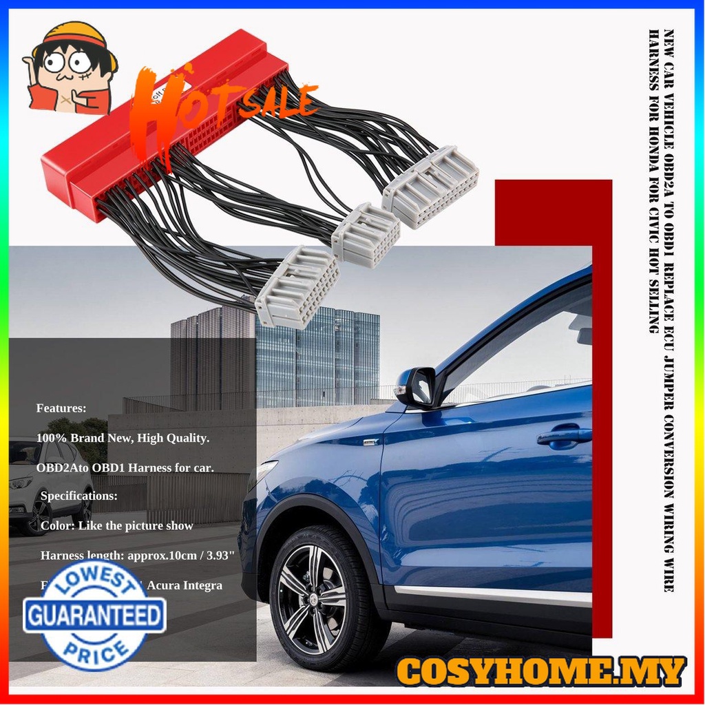 [Ready Stock]Car Vehicle OBD2A To OBD1 Replace ECU Jumper Conversion ...